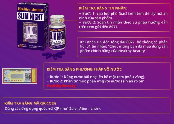 Thuốc Giảm Cân Slim Night – Viên Uống Hiệu Quả Trong Ngày